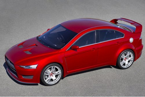 Mitsubishi показывает рисунки прототипа будущего Lancer Evolution X ...