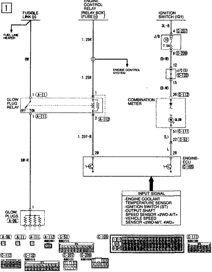 Glow Plug Control Unit (Mitsubishi L200 4, 2005-2014, diesel ...
