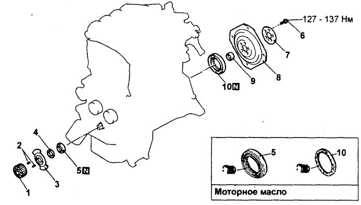 Replacing oil seals (Mitsubishi Lancer 9, 2000-2007, petrol) — «Repair ...